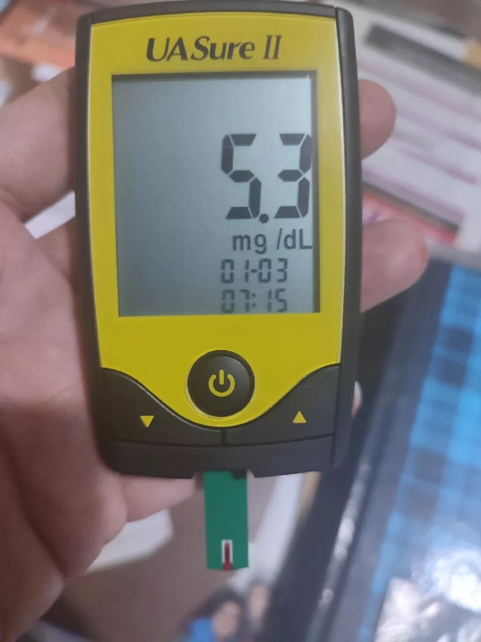 NEW !! UASure II Uric Acid Meter, Test Kit for Uric Acid. UA Sure Gout ...