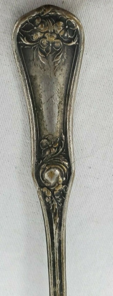 ANTIQUE/VINTAGE Oxford Silver Plate Co. Pat Jan 25 10 "Garland Pattern ...