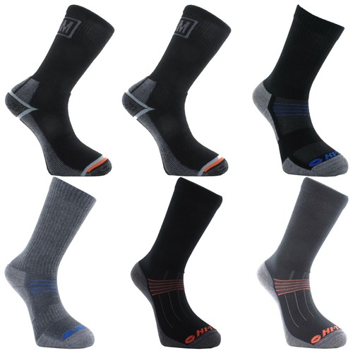 Hi-Tec Magnum Mens Hiking Walking Work Boot Socks Merino Wool Thermal ...