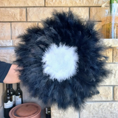 Black feathers Authentic Hawaiian Large Uli Uli Rhythm Instruments | eBay