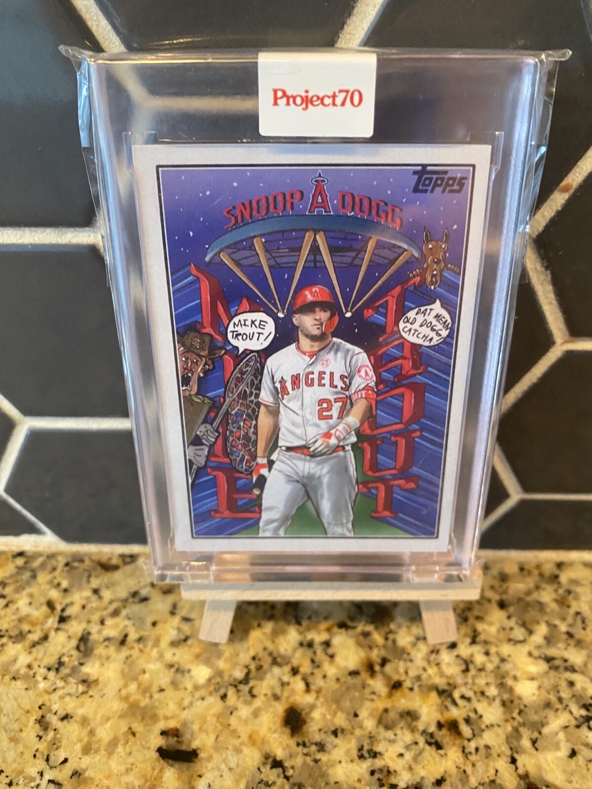 2021 Topps Project 70 - Snoop Dogg 2002 Topps Baseball #489 Mike Trout ...