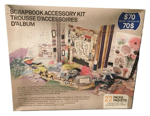 Westrim Crafts Scrapbook Accessory Kit with 22 Packs | eBay