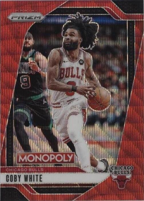 2024-25 Panini Prizm Monopoly - Coby White #11 Ruby Wave Prizm for sale online | eBay