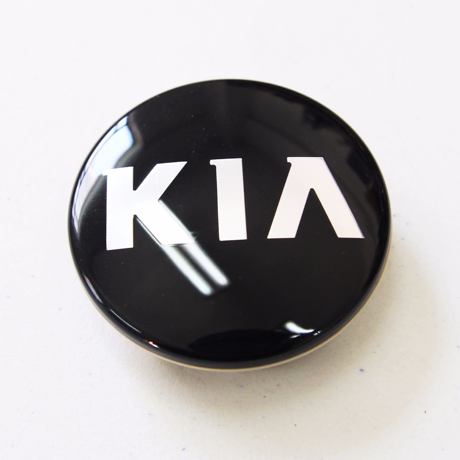 Glossy KIA LOGO Wheel Center Caps 4P For KIA 2014 2015 FORTE K3 Cerato ...