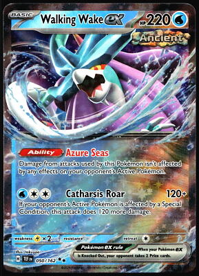 Walking Wake ex Temporal Forces #050/162 Double Rare Pokemon Card R2 ...