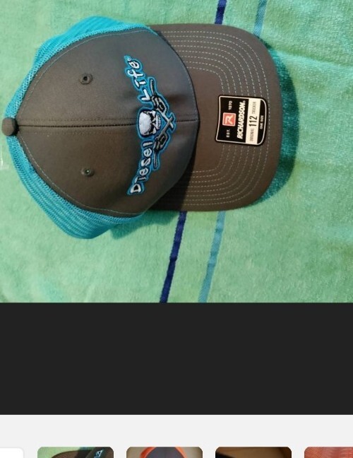 Diesel Life Snapback Cap With Stickers Blue And Black | eBay
