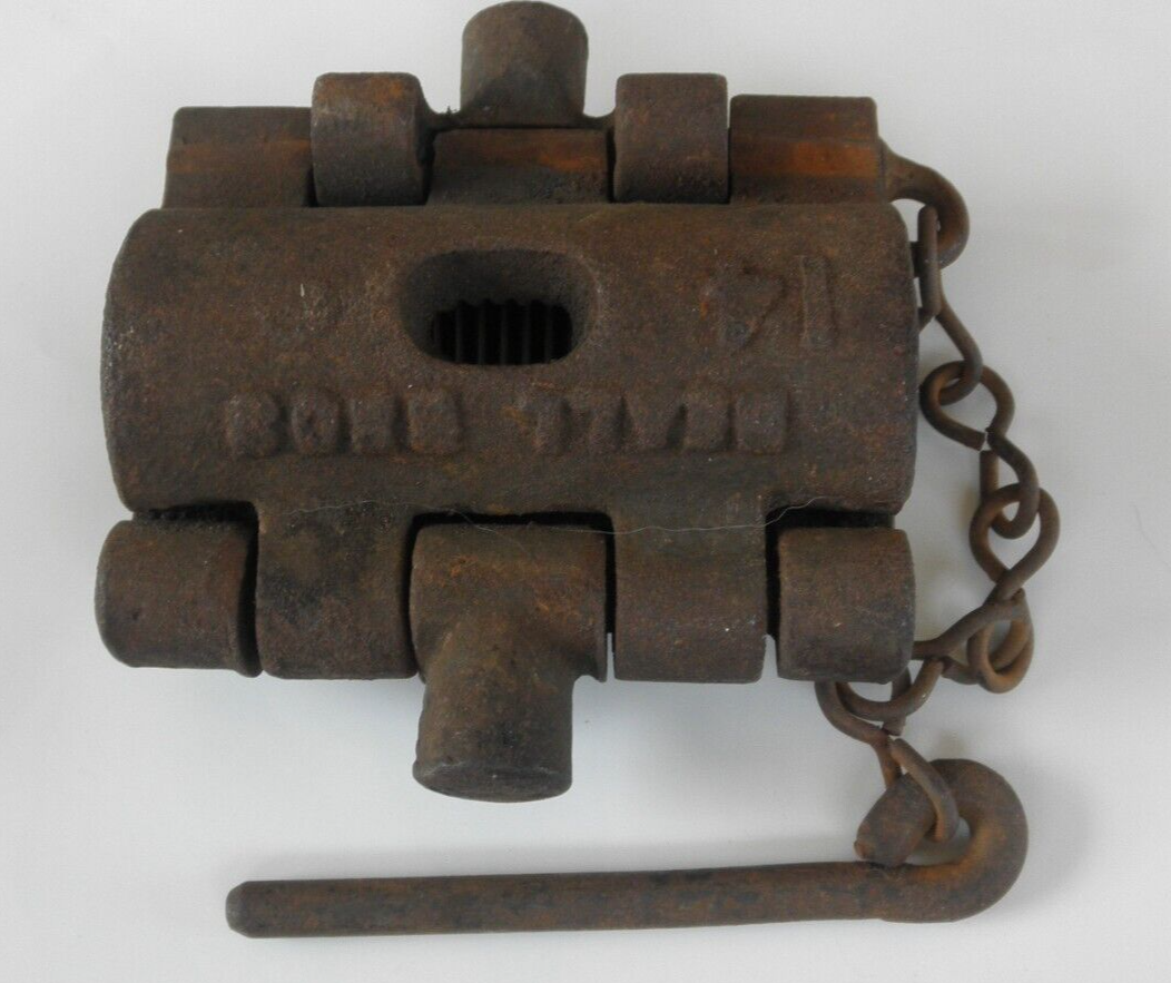 1910's Beall Brothers Screw & Swivel Mechanism (Part of Coal Miner's ...