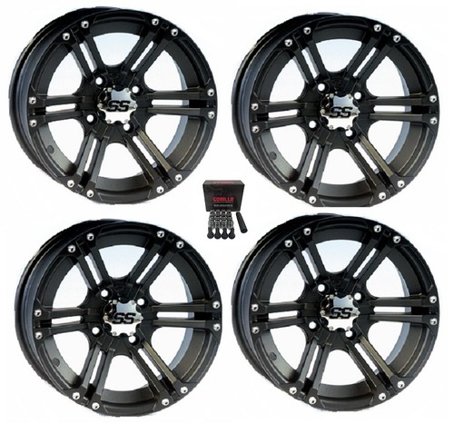 ITP SS212 ATV Wheels/Rims Black 12" Can-Am Renegade Outlander (4) | eBay