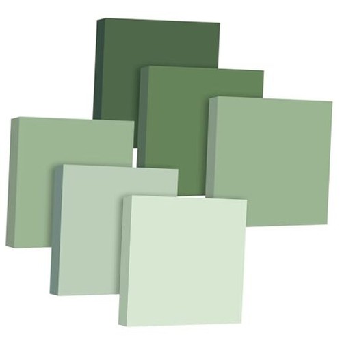Pcs Sage Green Sticky Notes Sage Green Office Supplies 3 x 3 Inches 12 ...