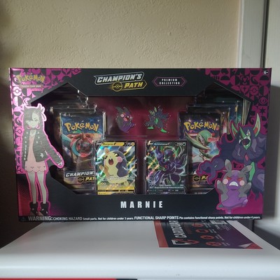 Pokemon Champion's Path Premium Collection ️ Marnie Box ️ | eBay