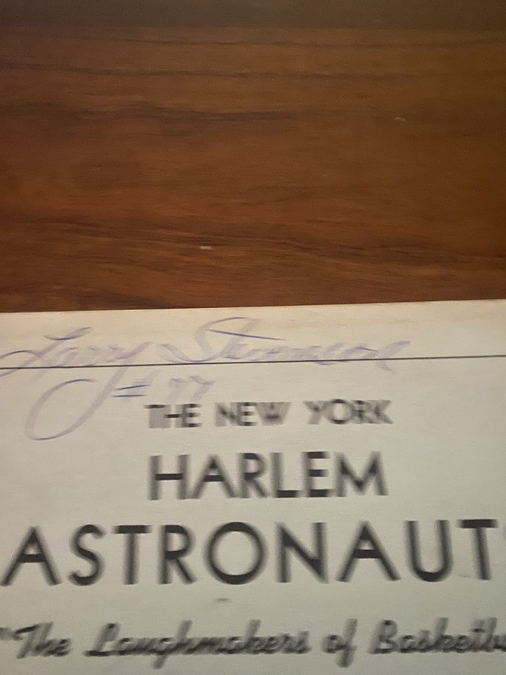 1960’S N.Y. HARLEM ASTRONAUTS AUTOGRAPHED PROGRAM | eBay UK