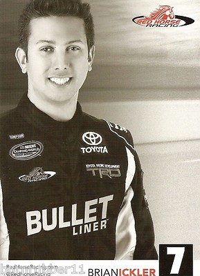 2014 BRIAN ICKLER "BULLET LINER" #7 NASCAR CAMPING WORLD TRUCK POSTCARD ...