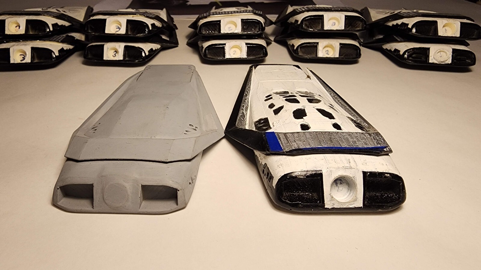 INTERSTELLAR 'RANGER' SHIP PRODUCTION RESIN MODELS X12 EX GREG JEIN #12 ...