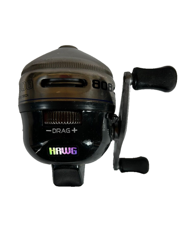 Zebco 808 Boss Hawg Heavy Duty Spin Cast Fishing Reel Metal Foot Bait ...