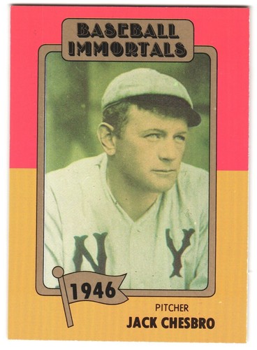 Jack Chesbro Baseball Immortals Trading Card # 41 | eBay