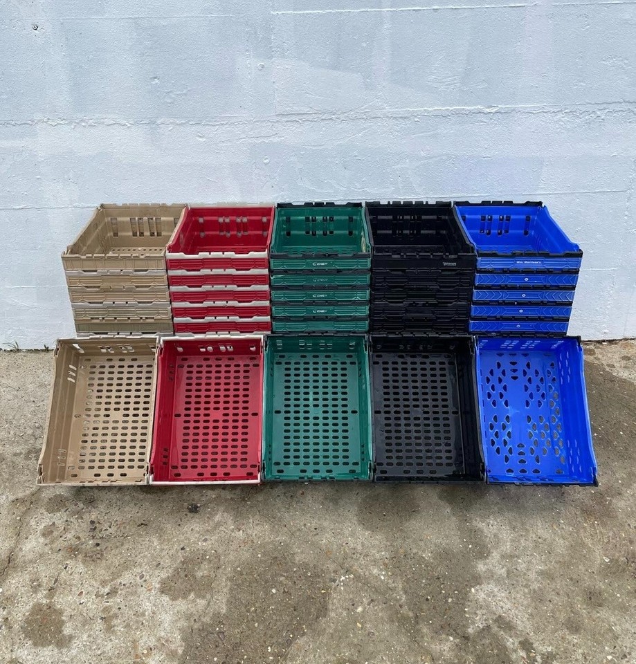 20 x Bale Arm Crates Office Craft Storage Boxes 400 x 300 x 180mm A4 ...