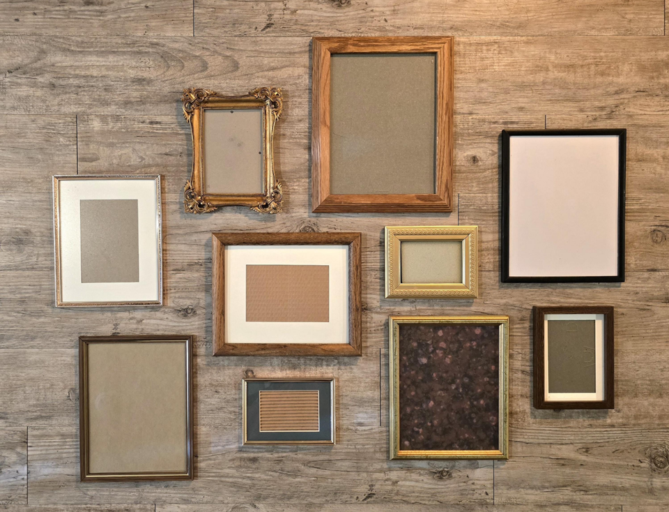 Gallery Wall Frame Set | | Vintage Picture Frames | Assorted Frames | eBay