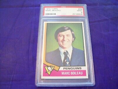 1974 TOPPS HOCKEY #49 MARC BOILEAU PSA 9 | eBay