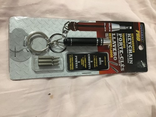 Duramax pro screwdriver keychain with storage compartment for screws ...