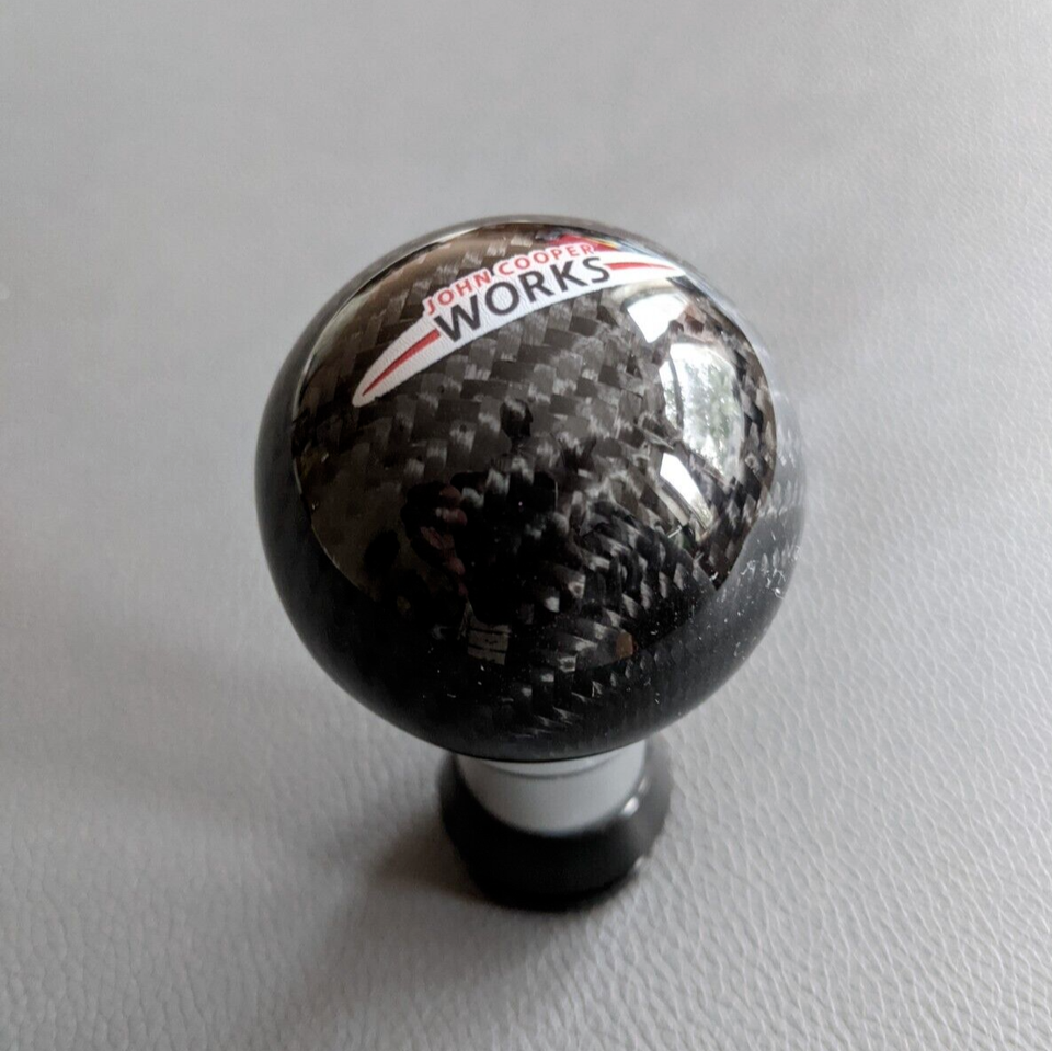 R55 MINI Cooper JCW Gear Knob Lever Carbon Fibre John Cooper Works ...