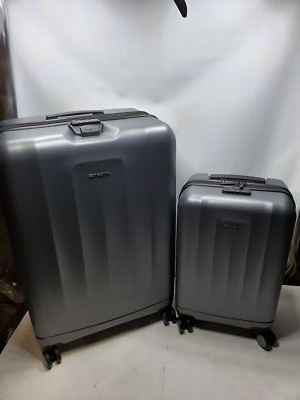 Samsonite Ridgeway Luggage Suit Case 2 Piece Set 20" and 27" Dark Gray ...