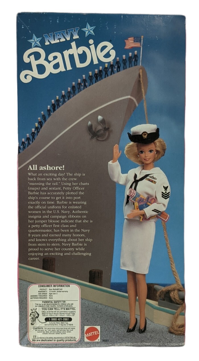 Mattel 9693 "Navy" Barbie - Stars 'n Stripes Special Edition, Career ...