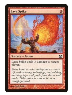 MTG Lava Spike Modern Masters (MMA) #121/229 Regular Common Sorcery ...