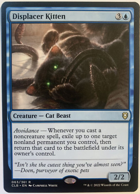 MTG Displacer Kitten Baldur's Gate CLB 063/361 NM | eBay