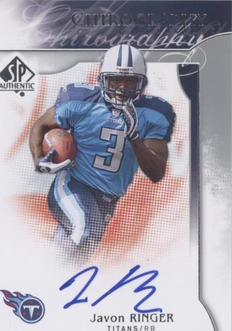 2009 SP Authentic - Chirography Javon Ringer #CH-JR (AU, RC) for sale ...
