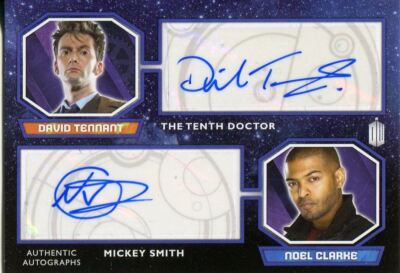 Doctor Who 2015 Dual Autograph Card David Tennant & Noel Clarke | eBay
