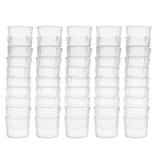 50pcs Transparent Measuring Cup Lab PP Plastic Graduated Beaker 15ml | eBay