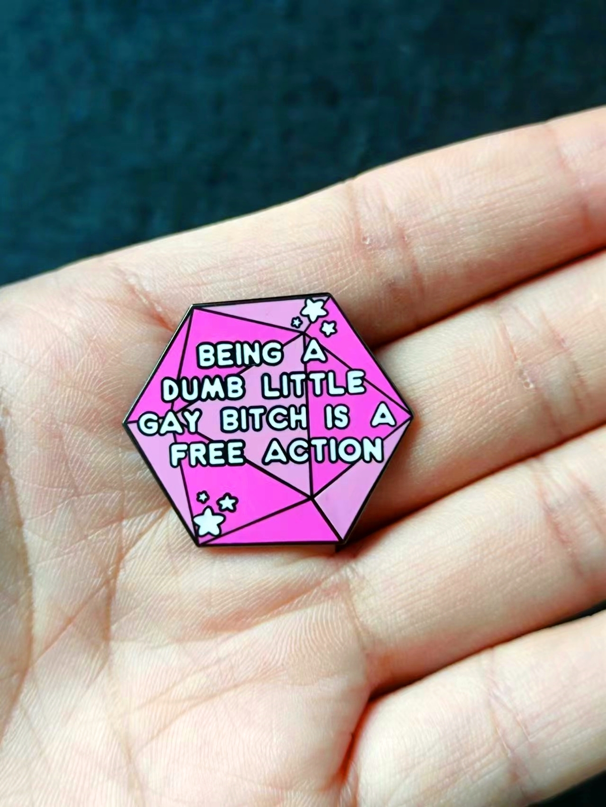 Dungeons and Dragons DnD Dice D20 Enamel Pin Metal Badge Game | eBay