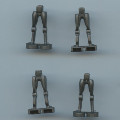 Star Wars LEGO x 4 Pearl Dark Gray Legs Mechanical, Super Battle Droid ...