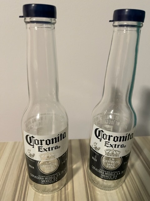 Corona Salt and Pepper Shakers 1 Pair of 7oz Coronita Extra Bottles and ...