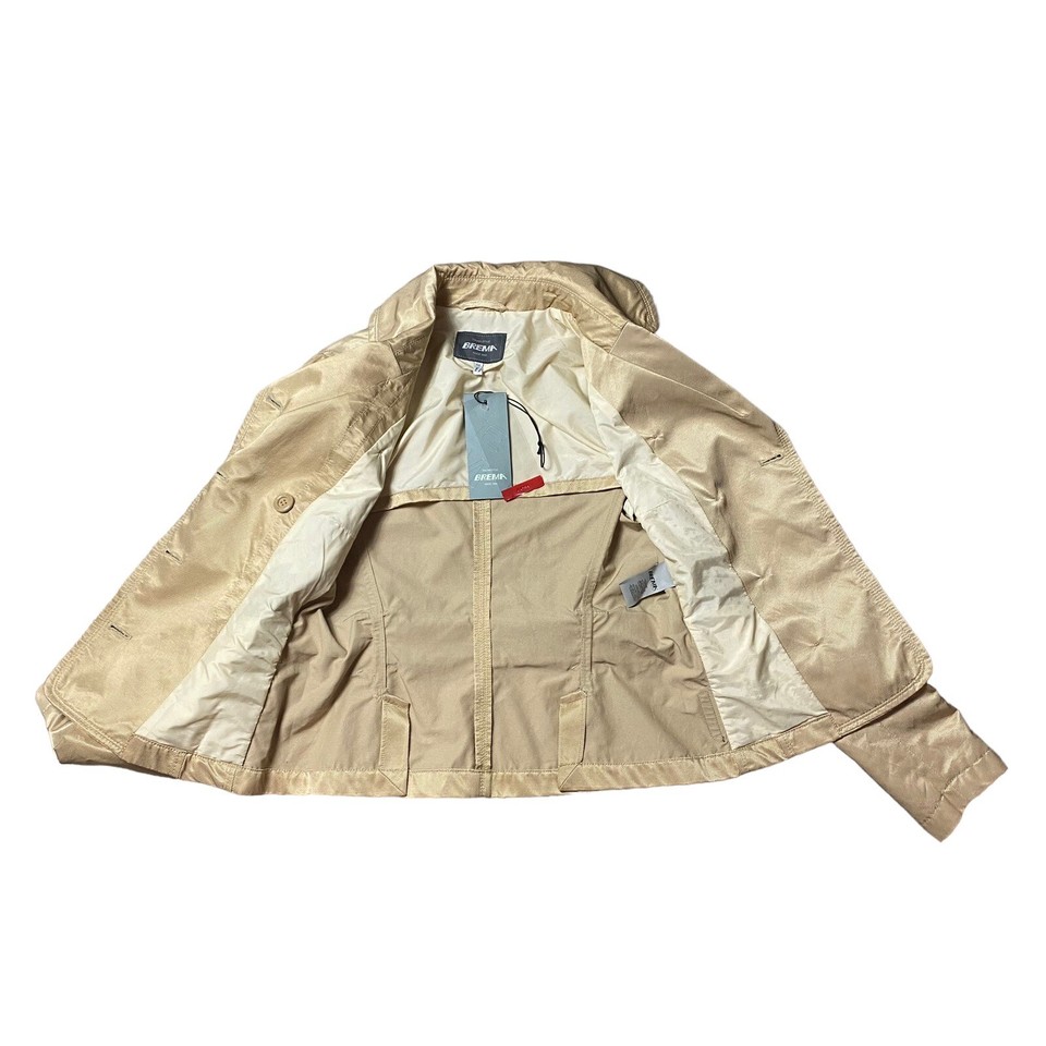 Brema Women's Coat Jacket New With Tags Adult Size 42 Rain Peacoat | eBay