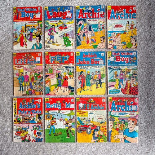 Lot of 12 Vintage Archie and Friends Comic Books from 1970 - 1973 | eBay