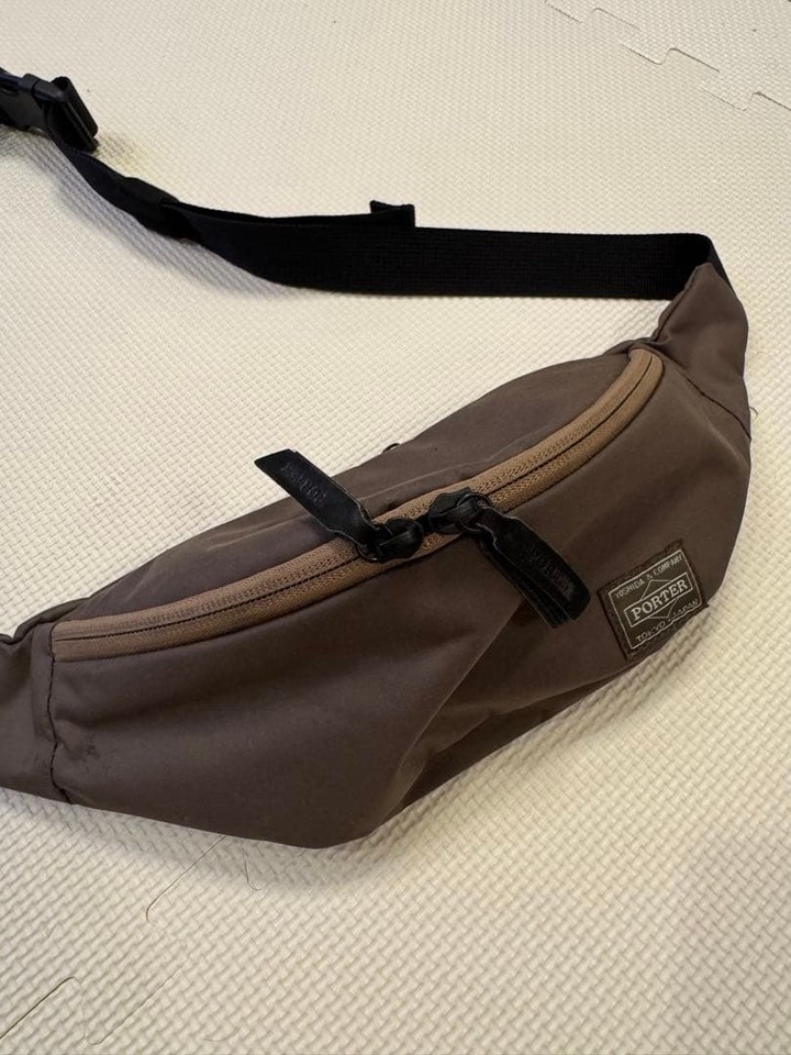 PORTER Body Bag Brown Porter Mini Shoulder Bag | eBay