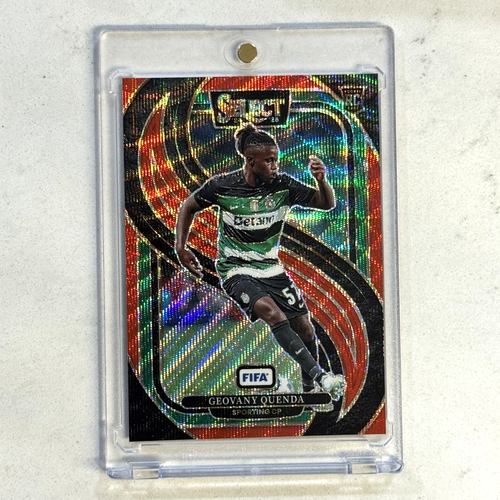 2024-25 Panini Select Fifa - Mezzanine Geovany Quenda #145 Red Wave ...