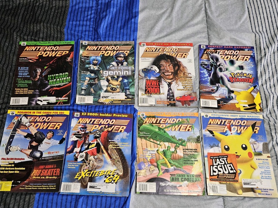 Nintendo Power Magazine Collection 49 Volumes With Posters, Varying ...