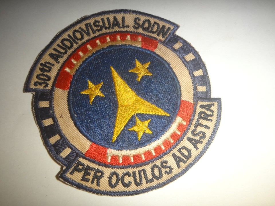Vietnam War US Air Force 30th AUDIOVISUAL Squadron Patch | eBay Australia