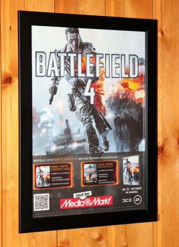 Battlefield 4 Video game Xbox 360 One PS4 PS3 Rare Small Poster Ad Page ...