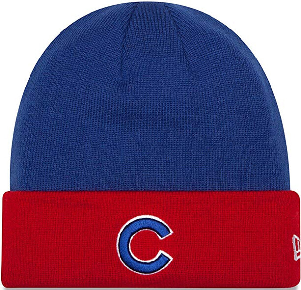 Chicago Cubs Knit Hat Basic 2-Tone Cuffed | eBay