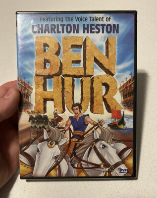 Ben Hur Voiced by Charlton Heston DVD Animated Cartoon New 18713813176 ...