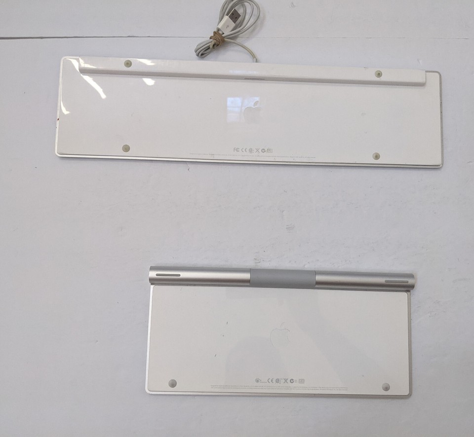 Apple MAC KEYBOARDS A1243 USB Keyboard & A1314 WIRLESS Aluminum ...