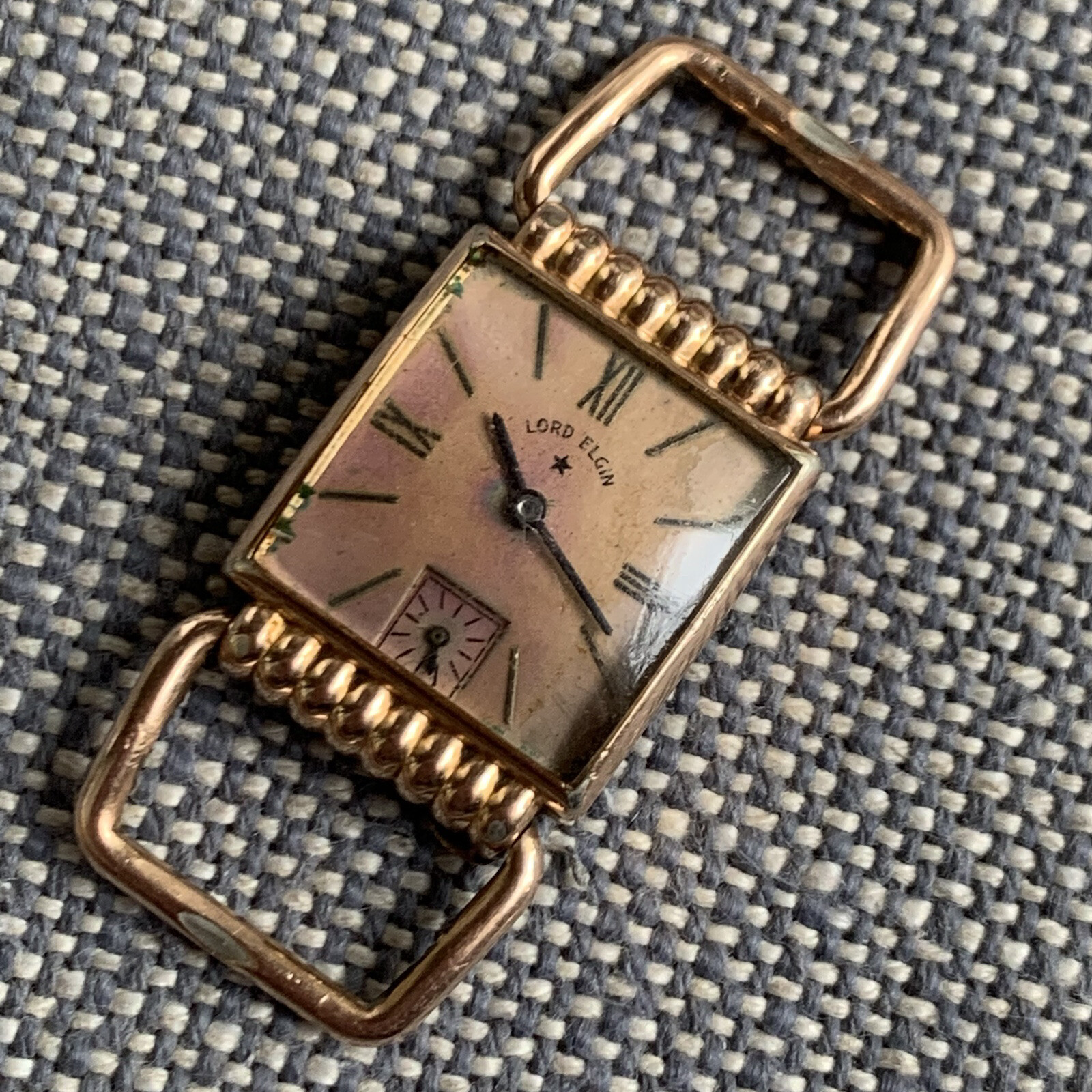 Vintage Lord Elgin Cal. 559 21 Jewels Drivers Watch Not Running PARTS ...