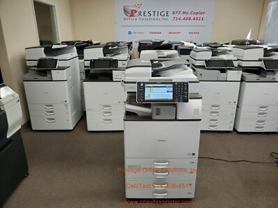 Ricoh MP 3054 Black/White Copier-Printer-Scanner Meter Count only 22k ...