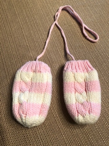 THE CHILDRENS PLACE Baby Girl Mittens Gloves ~ Size 6 9 12 months ...