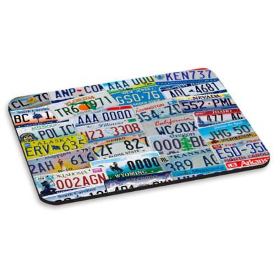 USA NUMBER PLATES PC COMPUTER MOUSE MAT PAD - Muscle Car Hot Rod ...