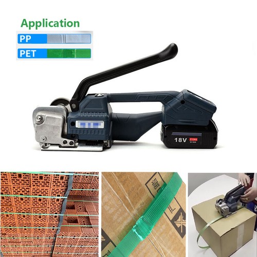 Portable Packer Baler PET/PP Belt Hot-melt Strapping Binding Machine ...