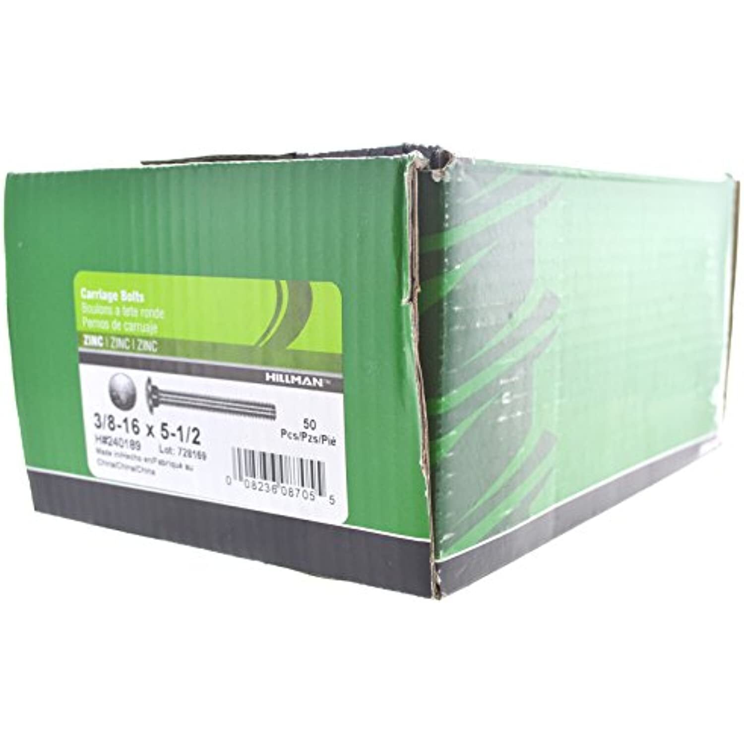 Hillman Fastener Corp 240189 Carriage Bolt for sale online | eBay